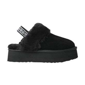 Ga&euml;lle Paris Eskimo Boots Suede and Fur Sabot - - Shoes - Damen - Schwarzk - 36 EU