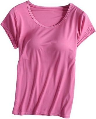 Generic Camisole Femme D&eacute;bardeur avec Soutien-Gorge Int&eacute;gr&eacute; Camisole Sport avec Brassi&egrave;re Caraco D&eacute;bardeur De en Yoga sans Manches Haut Tank Top Gilet Rembour