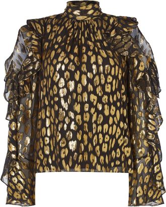 Temperley London Kyra Bluse - Schwarz