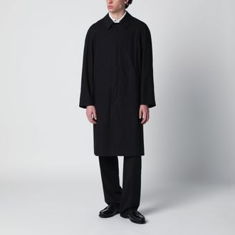 Prada Mantel aus schwarzer Baumwolle