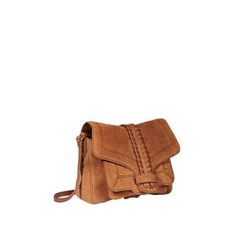 Jerome Dreyfuss Sac Harry S en croute de cuir velours
