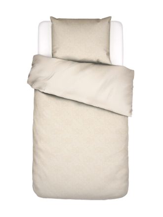 Essenza Bettw&auml;sche Felipa Oyster, 135x200 + 1x 80x80 cm - 100% Bambus 300TC - Jacquard