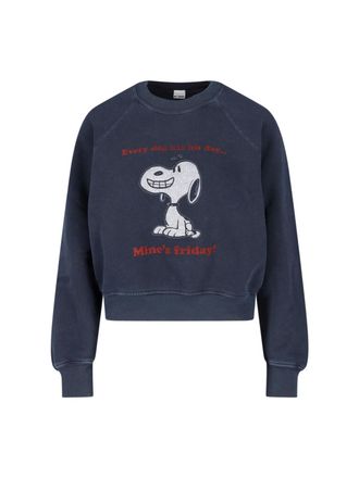 Re/Done Sweatshirt Mit Rundhalsausschnitt