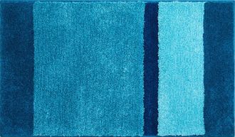 GRUND Room Badteppich, 100% Polyacryl, sehr weich, T&uuml;rkis, 60 x 100 cm