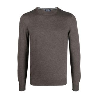 Barba Italienische Wollstrickware - - Knitwear - Herren - Braun - 2XL