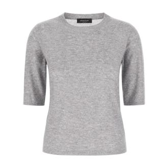 Fabiana Filippi Femme, Pulls, Gris, Taille: 36 FR Maille &agrave; col rond