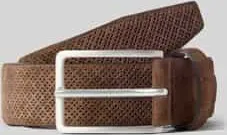 Pierre Cardin G&uuml;rtel aus echtem Leder in Suede-Optik