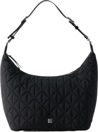 Calvin Klein Umh&auml;ngetasche Emblem Plaque Quilted Shoulder