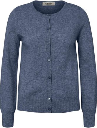 Peter Hahn Strickjacke aus 100% Premium-Kaschmir Peter Hahn blau