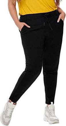 Only Carmakoma Only Carmakoma Cargoldtrash Life Classic Pantalon Noos, Noir, 54W x 32L Femme