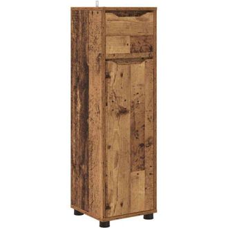 vidaXL Badezimmerschrank Altholz 30,5 x 30 x 101 cm Holzwerkstoff vidaXL