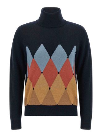 Ballantyne Pull Col Rond - Marron