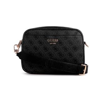 Guess Femme Vikky II Camera Crossbody Bandouli&egrave;re, Charbon, Taille Unique