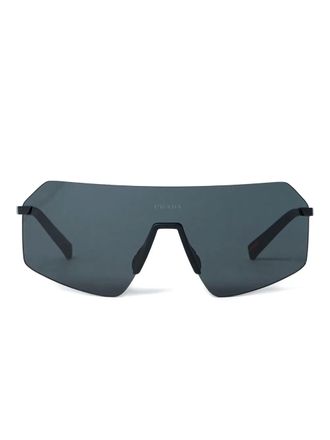 Prada Shield-Sonnenbrille - Grau