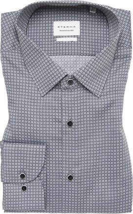 Eterna Bügelfreies Baumwollhemd mit Print, Comfort Fit in