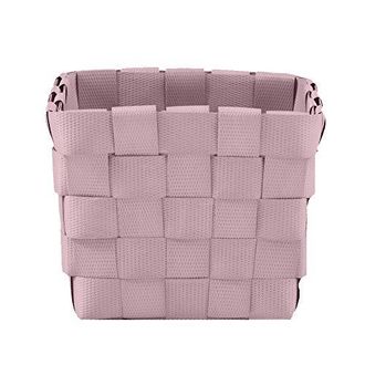 MSV Panier de Rangement 10x10x7,5cm Rose Pastel