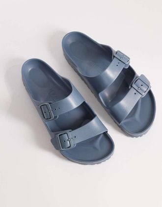 Birkenstock Arizona - Sandales en EVA - Gris basalte-Bleu