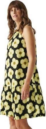 Regatta X Orla Kiely Robe dété II pour femme, Fleur tournante noire, 48
