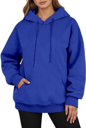 Generic Sweat &agrave; capuche d&eacute;contract&eacute; &agrave; manches longues pour homme - Confortable - Hiver - Chaud - Doublure en polaire - Avec poche &agrave; cordon de serrage - Pour u