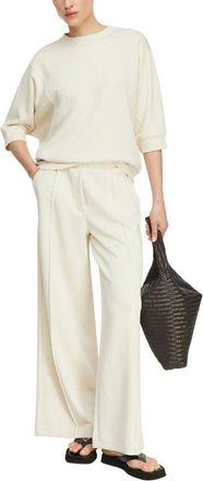 Comma Sweatshirt mit dekorativen N&auml;hten