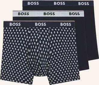 HUGO BOSS Boxershort Boxerbr 3p Power Des blau