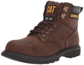 CAT Herren Second Shift Steel Toe Arbeitsstiefel, Dunkelbraun, 43 EU Weit