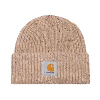 Carhartt Work in Progress Homme, Accessoires, Beige, Taille: ONE Size Anglistic Beanie