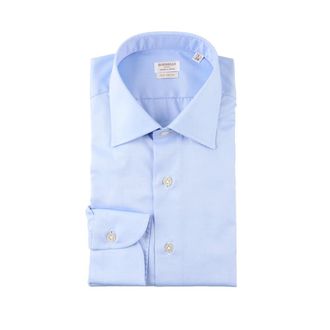Borriello Homme, Chemises, Bleu, Taille: 3XL Camicia 100% Cotone