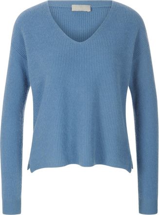 Peter Hahn V-Pullover aus 100% Premium-Kaschmir Peter Hahn blau