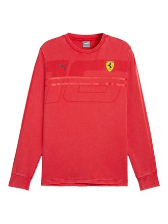 Puma x Scuderia Ferrari t-shirt &agrave; col rond - Rouge
