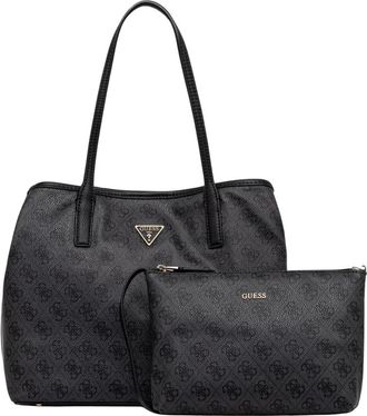 Guess Victtoria Tote - Femme - Sacs - Gris - Taille: ONE Size