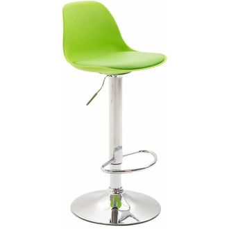 Clp Tabouret avec cadre en acier et si&egrave;ge en plastique et diff&eacute;rentes couleurs comme colore : vert