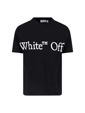 Off-white T-Shirt Logo Bookish