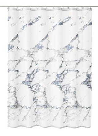 Kleine Wolke Marble Duschvorhang TXT Anthrazit, 120x200 cm