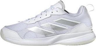 adidas Femme Avaflash Low Tennis Shoes Chaussures, Cloud White/Cloud White/Silver met, 39 1/3 EU
