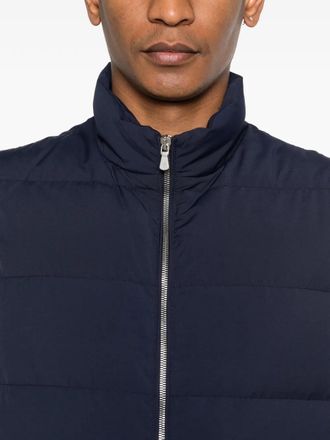 Eleventy Mens Zip Quilted Gilet Ss26 M