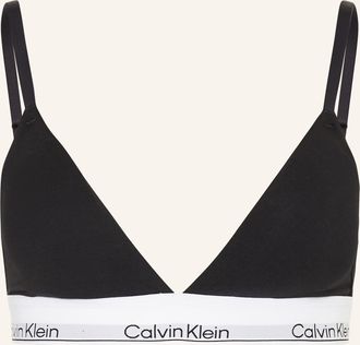 Calvin Klein Triangel-Bh Icon Cotton Modal schwarz