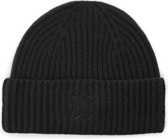 Codello Damen M&uuml;tze Rippstrick aus Wolle und Kaschmir (DE/NL/SE/PL, Alphanumerisch, Einheitsgr&ouml;&szlig;e, schwarz)