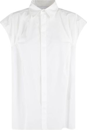Erika Cavallini Semi Couture Damen, Blusen & Hemden, Wei&szlig;, LGr&ouml;&szlig;e