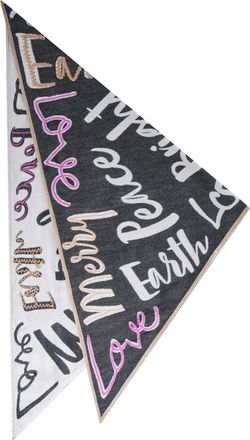 Codello Jacquard Tuch mit Love Quotes