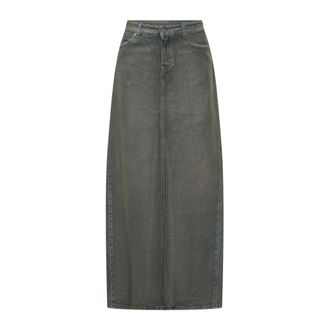 7 For All Mankind Langer- gerader Rock - - Skirts - Damen - Grau - W25