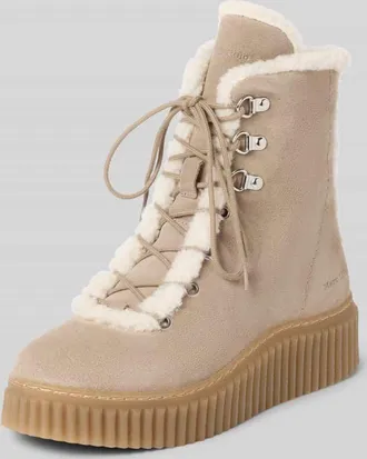 Marc O'Polo Schn&uuml;rstiefel aus Rindsvelours Modell Bianca