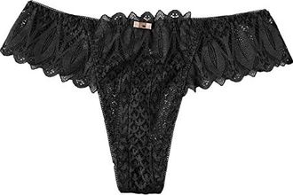 Generic Culotte sans Couture Femme Culotte Femme sans Couture Culotte Femme De Classique Dentelle Coquine Ourlet Volant&eacute; Triangle Pur D&eacute;sir Sexy pour Nuit Rom