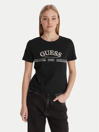 Guess T-Shirt V6RI16 I3Z14 Schwarz Regular Fit