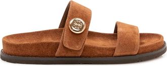 Tory Burch Femme, Chaussures, Brun, Taille: 38 EU Romy Sport Slide