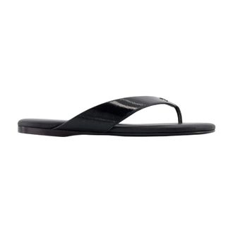 Courr&egrave;ges Vinyl Pantoletten - - Shoes - Damen - Schwarzk - 37 EU