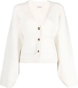 Khaite Femme, Pulls, Blanc, Taille: 38 FR Scarlet Cardigan