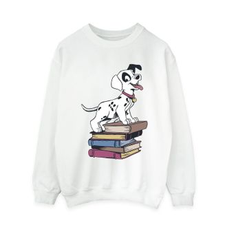 Disney 101 Dalmatians Books Sweatshirt f&uuml;r Damen (Wei&szlig;)