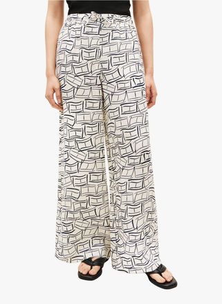 Tommy Hilfiger Pantalon ample imprim&eacute; en lin
