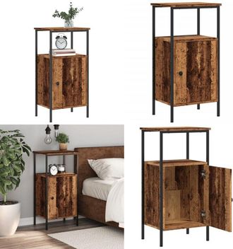vidaXL Table de chevet vieux bois 41x31x80 cm bois ding&eacute;nierie - Vidaxl